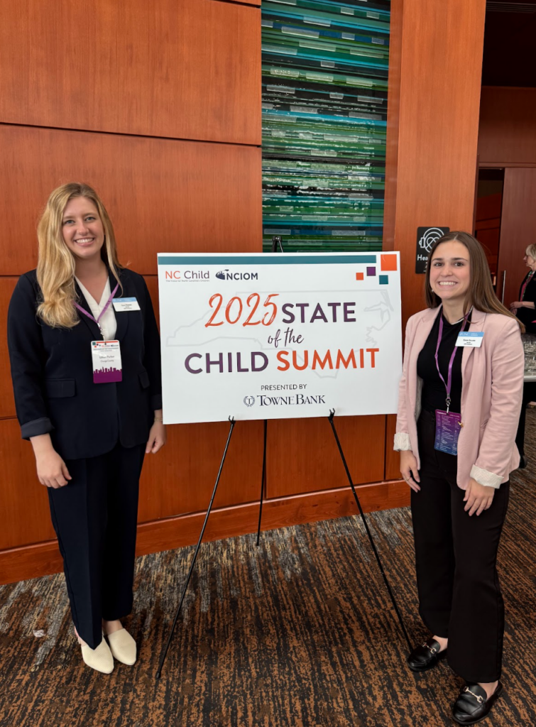 Current student Emma Gilliam attends the North Carolina State of the ...
